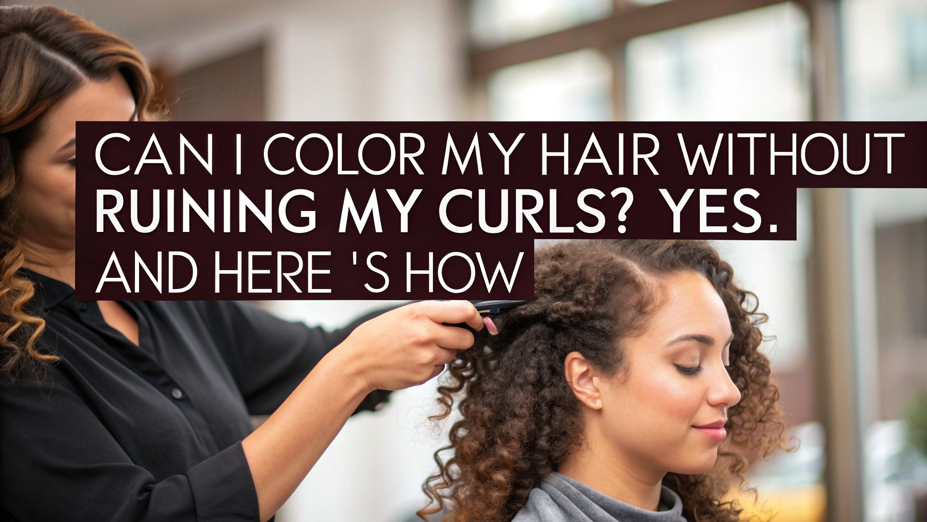 Can I Color My Hair Without Ruining My Curls? – Secret Garden Salon and Spa